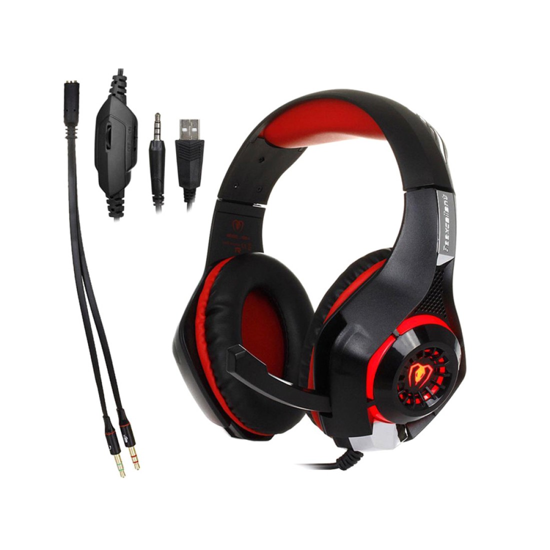 BEEXCELLENT GM1 WIRED 3.5MM OVER-EAR PRO GAMING HEADSET DEEP SOUND WITH ...