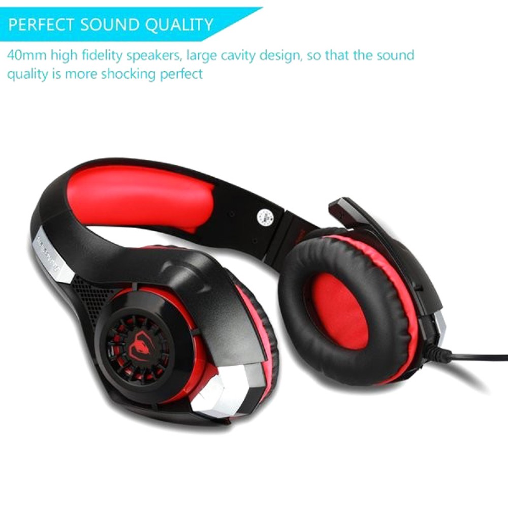 BEEXCELLENT GM1 WIRED 3.5MM OVER-EAR PRO GAMING HEADSET DEEP SOUND WITH ...
