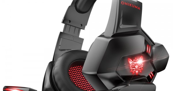 ONIKUMA K11 WITH MIC AND LED LIGHT GAMING HEADSET - BLACK - NUMBER ONE ...