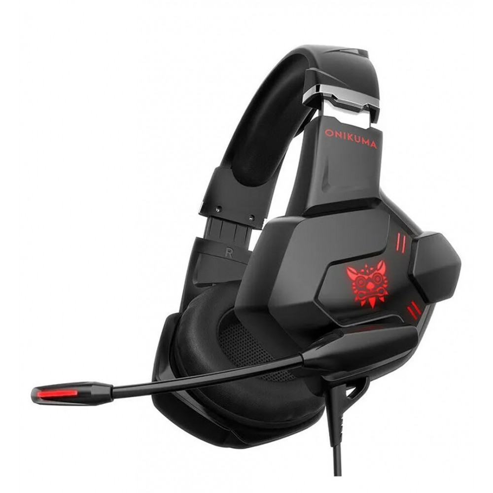 ONIKUMA K11 WITH MIC AND LED LIGHT GAMING HEADSET - BLACK - NUMBER ONE ...