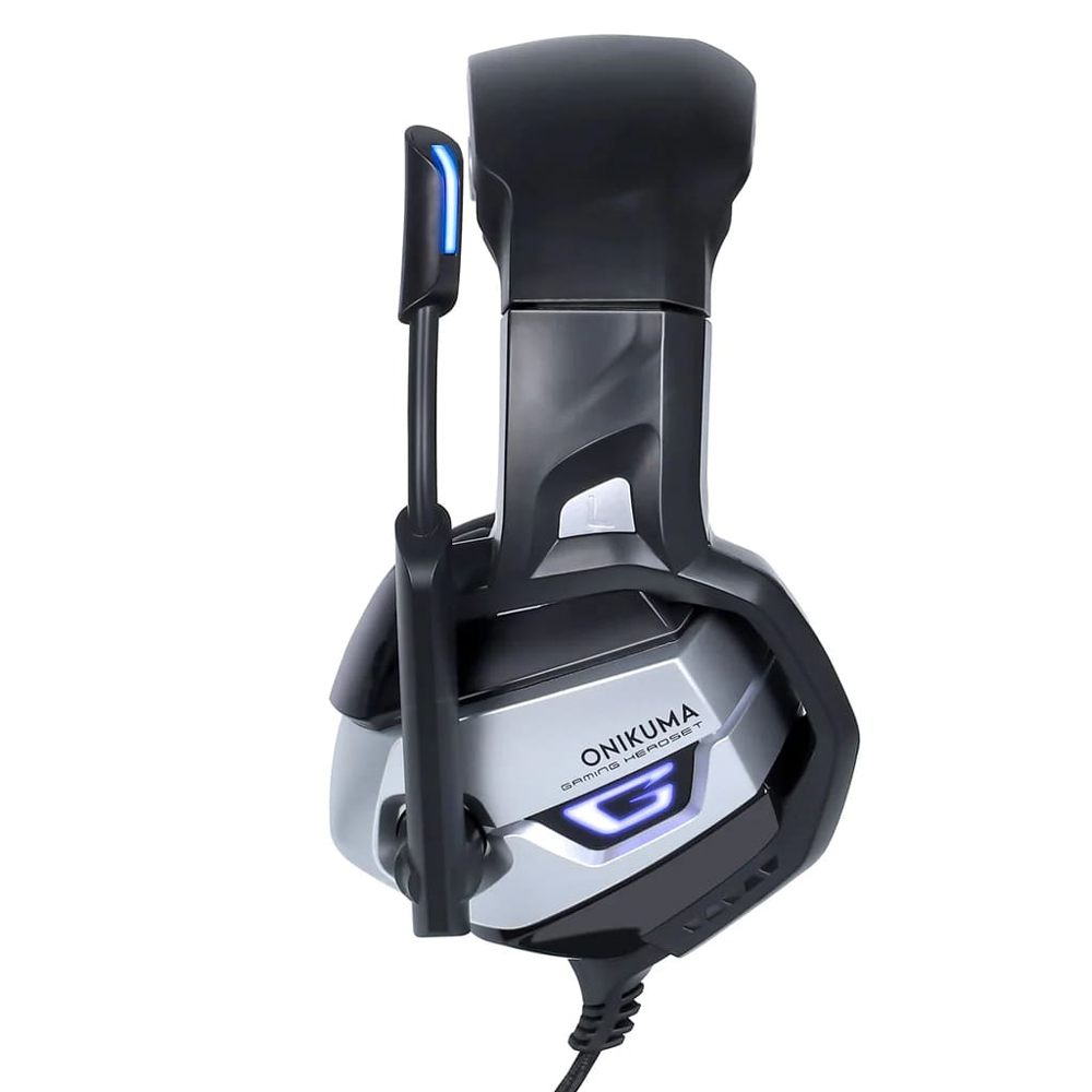 ONIKUMA K5 50 MM DRIVERS LED LIGHT MULTI-PLATFORM GAMING HEADSET WITH ...