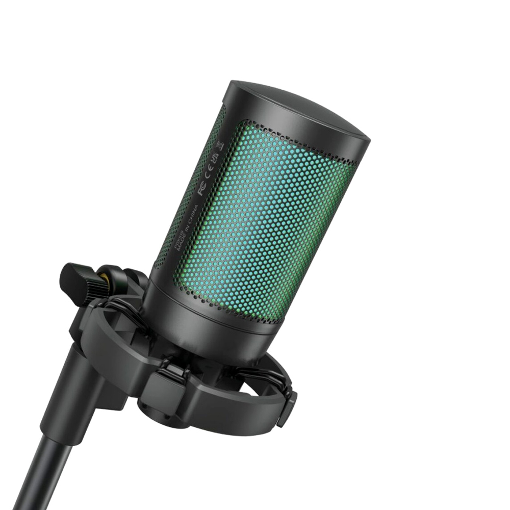 PORODO GAMING PROFESSIONAL RGB CONDENSER MICROPHONE 16MM CAPSULE ...