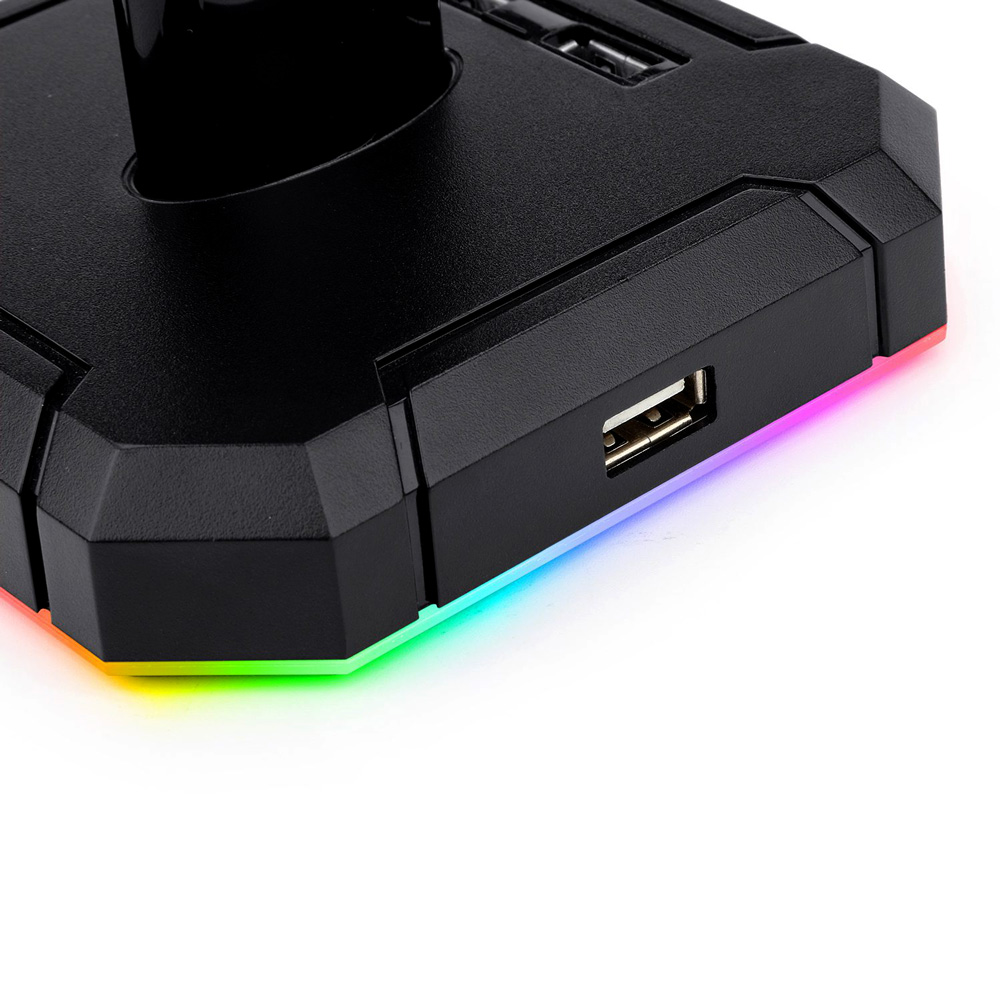 REDRAGON HA300 SCEPTER PRO RGB BACKLIT GAMING HEADPHONE STAND WITH ...