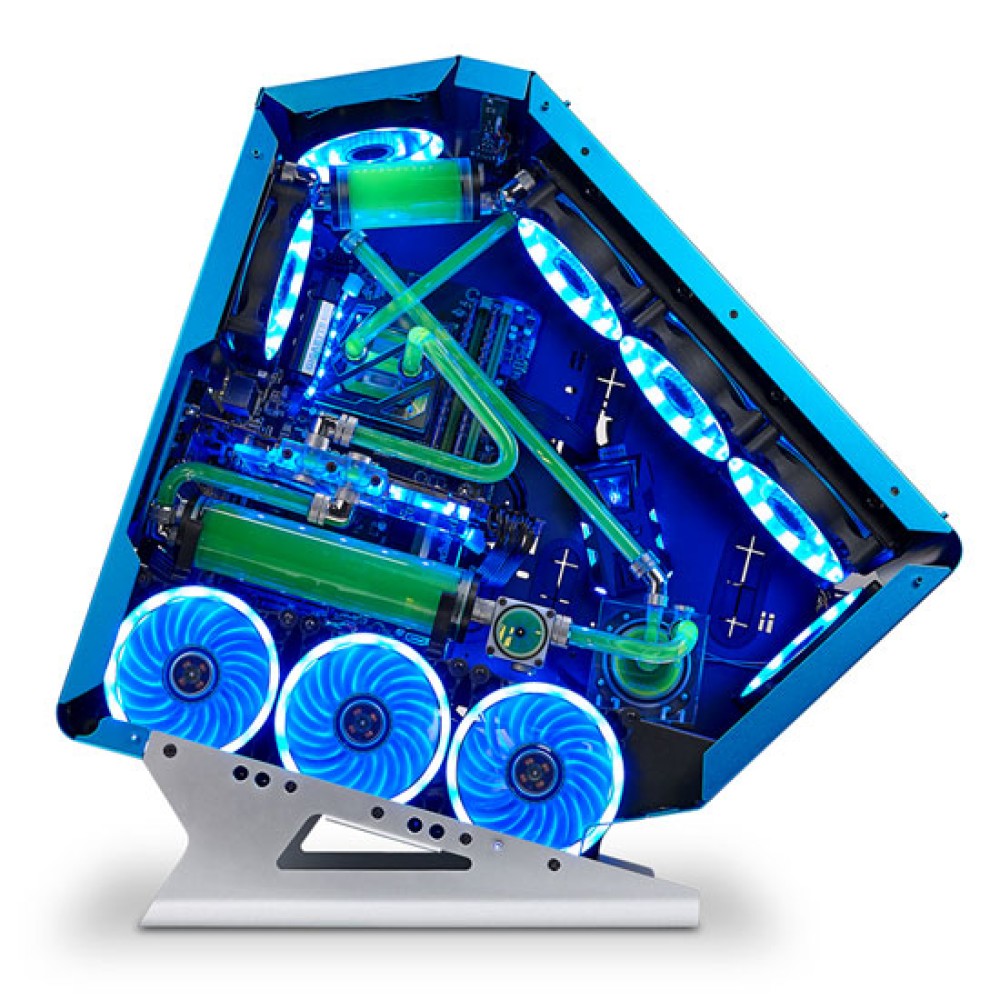 COOLMAN AA0089 DIAMOND SHAPED ALUMINUM GAMING PC CASE
