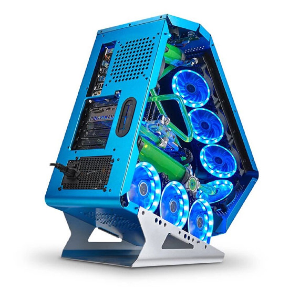 COOLMAN AA0089 DIAMOND SHAPED ALUMINUM GAMING PC CASE