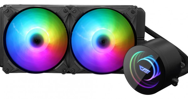 DARKFLASH TWISTER ARGB DX240 LIGHT STRIP DESIGN 1800 RPM ALL-IN-ONE ...