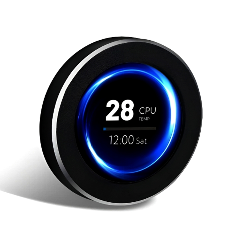 PORODO GAMING 2.1" DIA MINI SMART PC HEALTH INFORMATION SCREEN WITH 3M ...