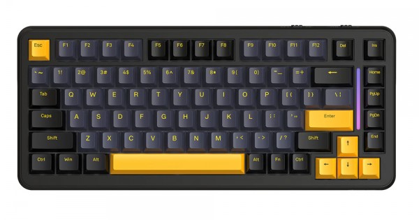 ATTACK SHARK M86 TRI MODE 75% PBT KEYCAP HOT SWAPPABLE BLUEBERRY SWITCH ...