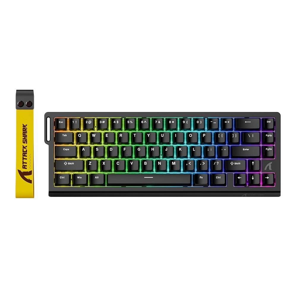 ATTACK SHARK X68 HE MAGNETIC RAPID TRIGGER MECHANICAL 60% WIRED TKL ...
