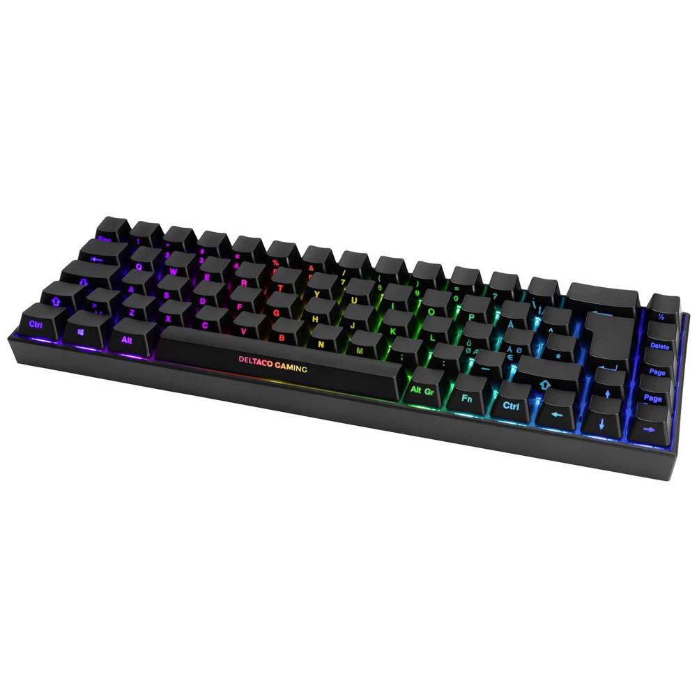 DELTACO DK440R 65% WIRELESS RGB GAMING KEYBOARD KAILH RED SWITCHES UK ...