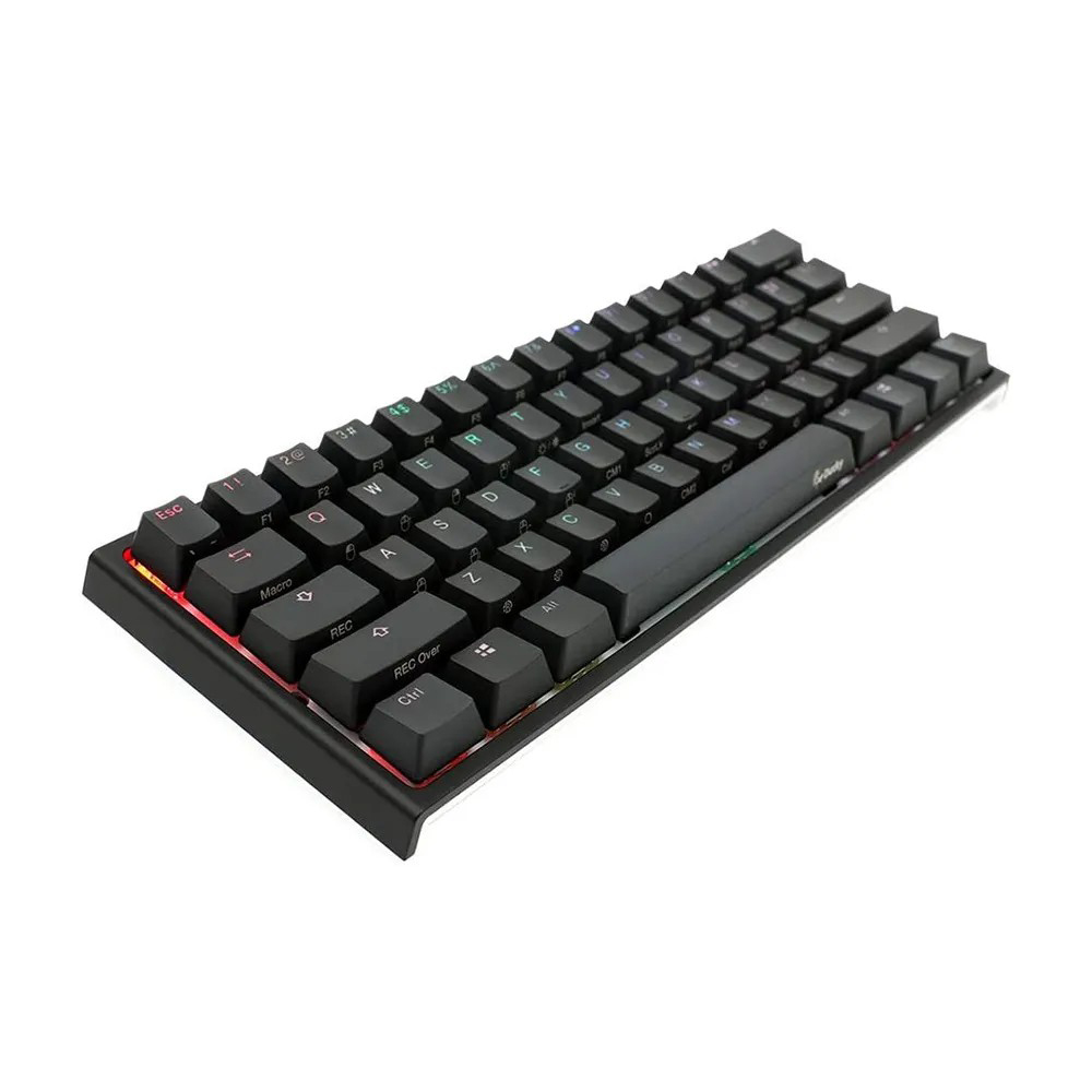 DUCKY ONE 2 MINI SWITCH SEAMLESS DOUBLE SHOT WIRED RGB LED 60% PBT ...