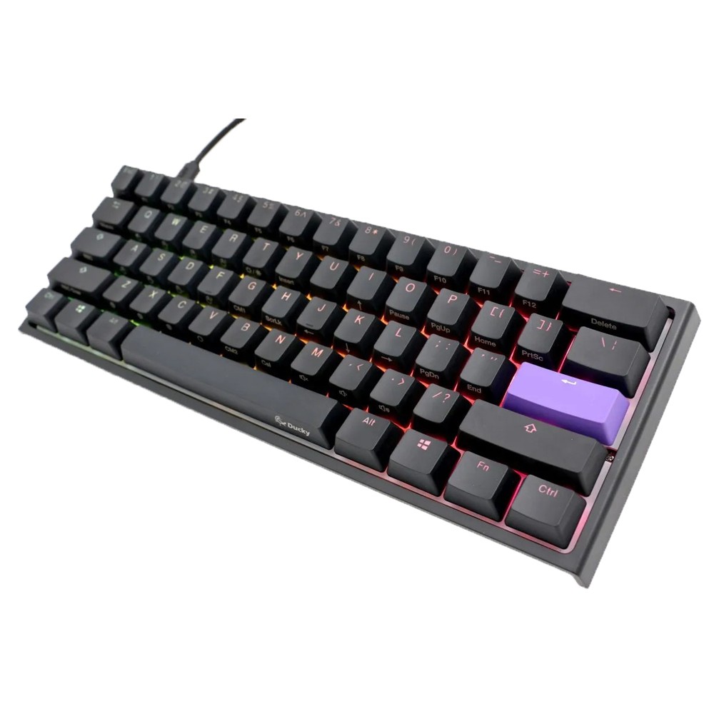 DUCKY ONE 2 MINI SPEED SWITCH SEAMLESS DOUBLE SHOT WIRED RGB LED 60% ...