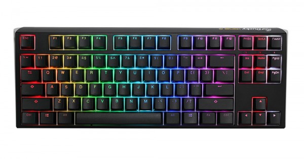 DUCKY ONE 3 CLASSIC BLACK/WHITE RGB TKL 80% RED SWITCH US ENGLISH ...