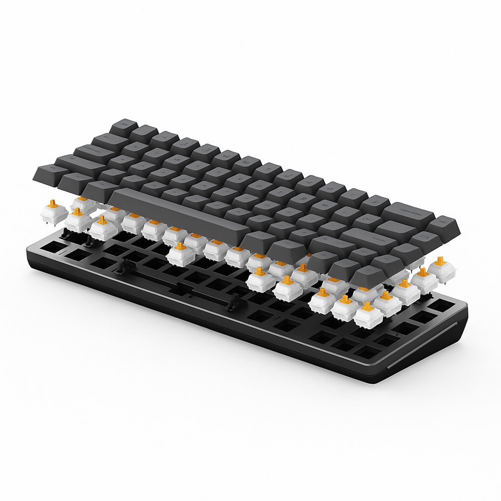 GLORIOUS GMMK V2 BAREBONES COMPACT 65% ANSI LAYOUT ALUMINUM FRAME ...