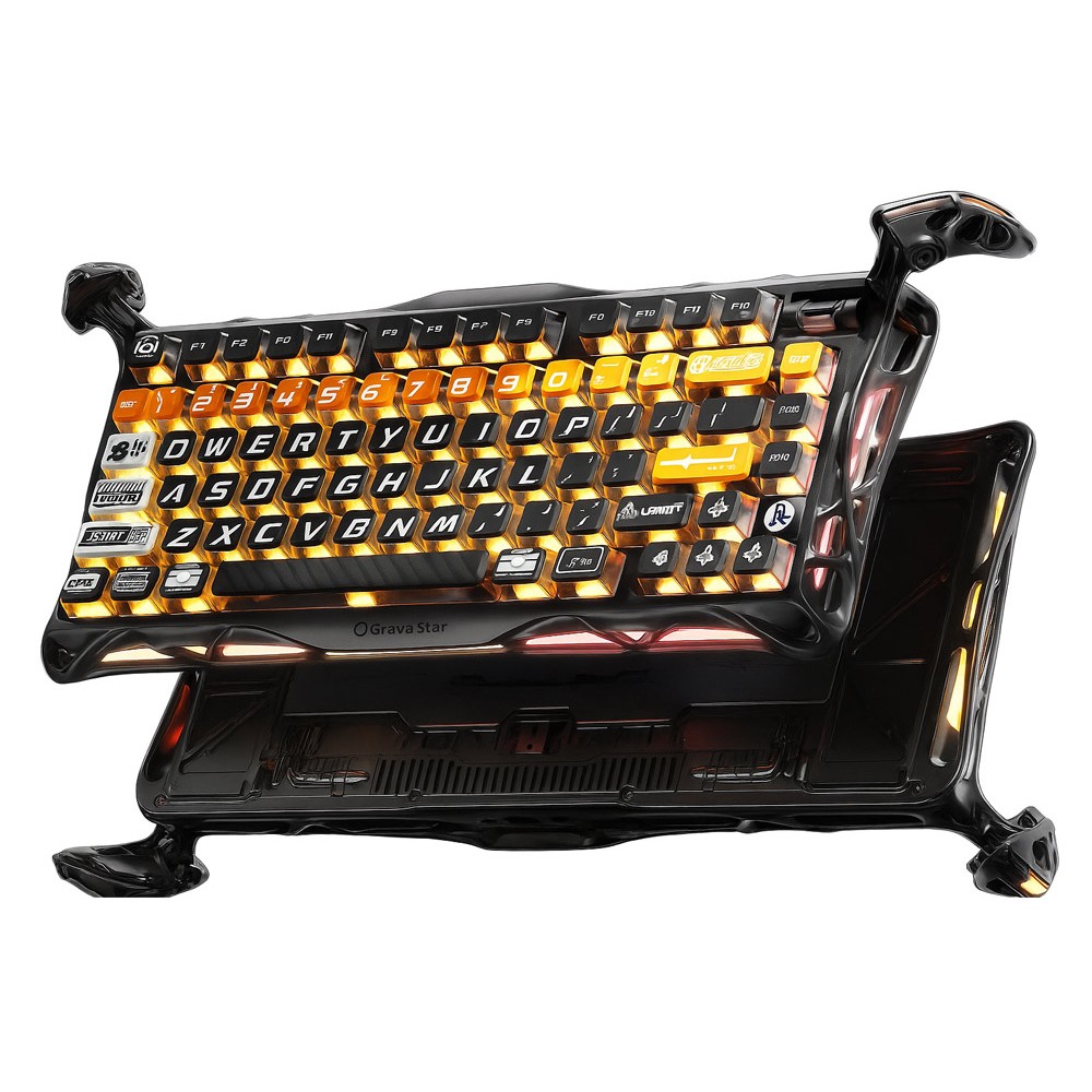 GRAVASTAR K1 PRO 75% HOT-SWAPPABLE KAILH SWITCHES DUAL RGB PUDDING ...