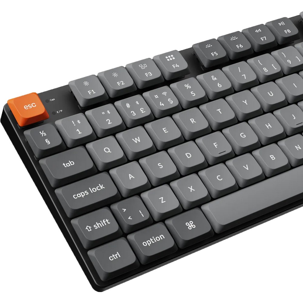 KEYCHRON K1 MAX QMK/VIA LOW-PROFILE 80% 2.4GHZ BT 5.1 WIRED RGB OR ...