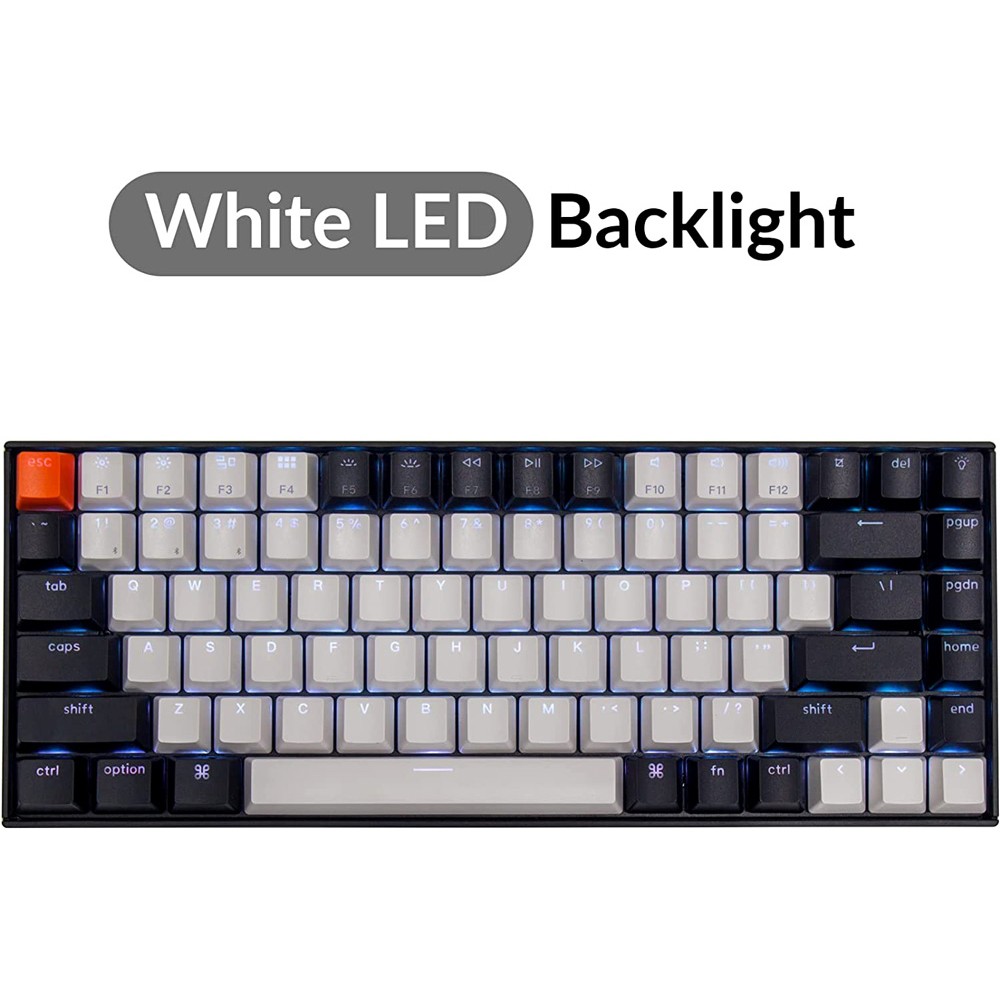 KEYCHRON K2 B3H 84 KEYS HOT SWAPPABLE GATERON BROWN SWITCH COMPACT ...