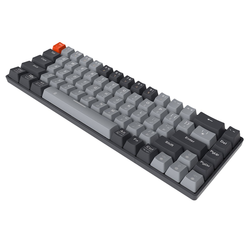PORODO PD MCOKB GY 68-KEYS BLUETOOTH MECHANICAL KEYBORAD (AR) GRAY