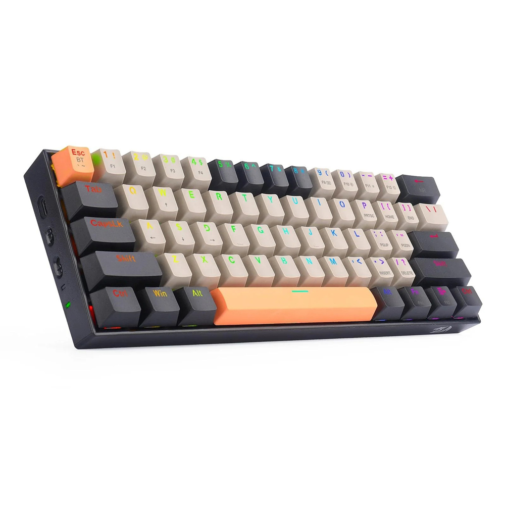 REDRAGON K530 DRACONIC PRO RGB 60% 3-MODES WIRELESS 2.4GHZ BLUETOOTH ...
