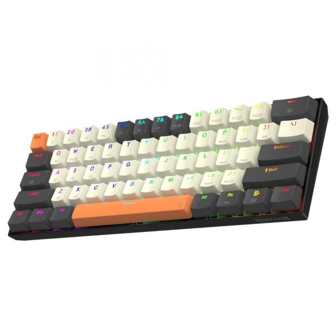 REDRAGON K530 DRACONIC PRO RGB 60% 3-MODES WIRELESS 2.4GHZ BLUETOOTH ...