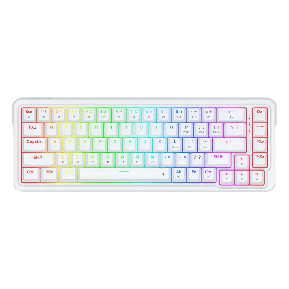 REDRAGON NOVA K709 65% WIRED GASKET RGB GAMING KEYBOARD 68 KEYS HOT ...
