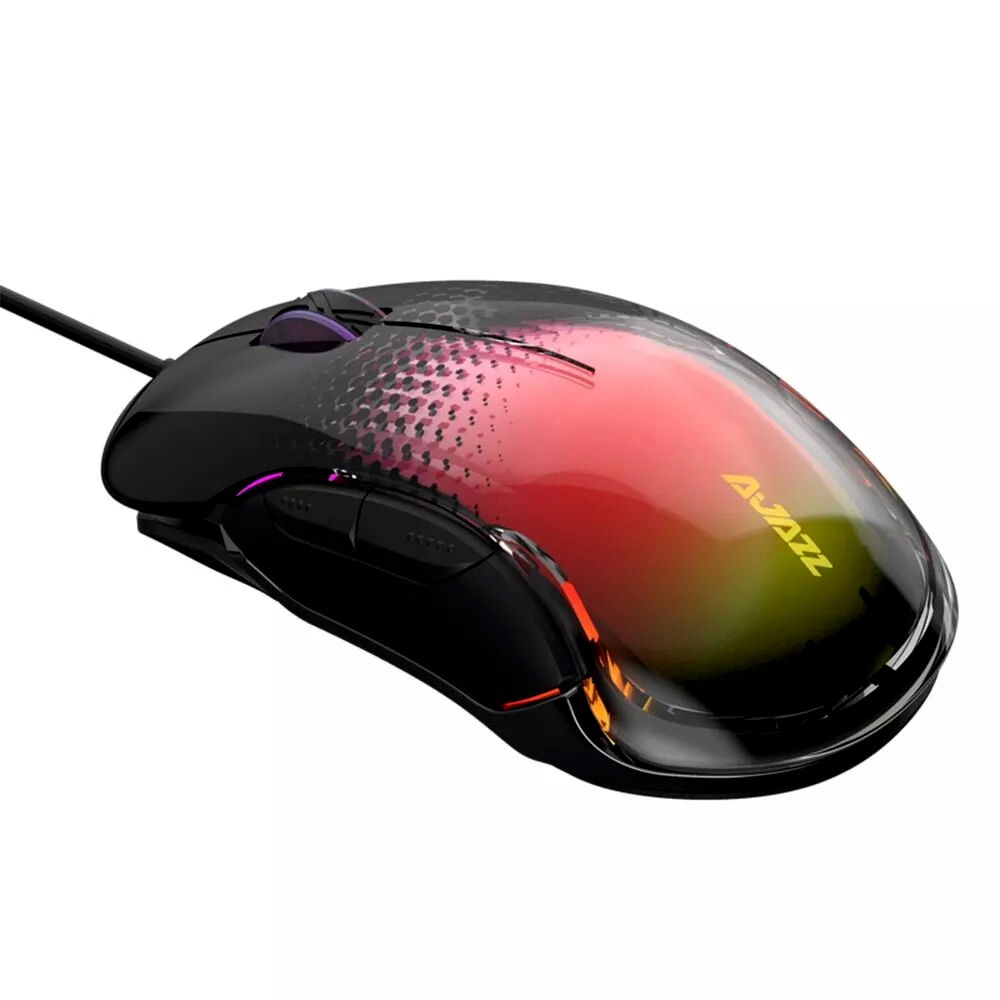AJAZZ AJ358 RGB BACKLIGHT 7-LEVEL DPI GAMING MOUSE - BLACK - NUMBER ONE ...