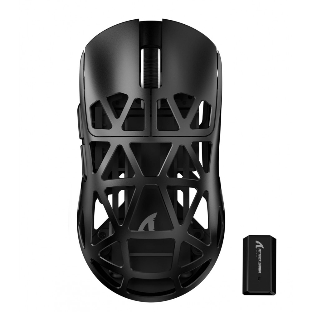 ATTACK SHARK R2 TRI MODE 2.4G BLUETOOTH 45G MAGNESIUM FRAME PAW3950 ...