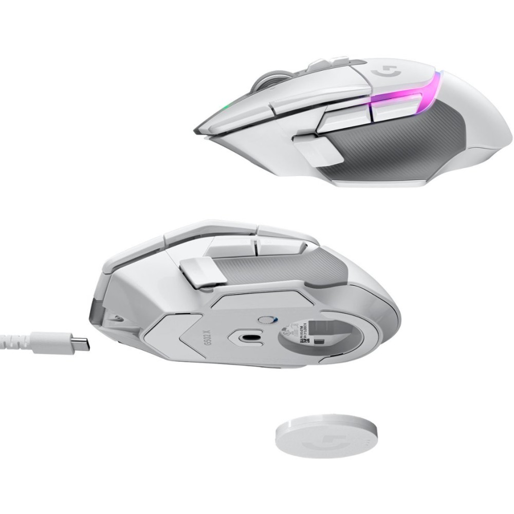 LOGITECH G502 X PLUS LIGHTSPEED WIRELESS RGB GAMING MOUSE HERO 25K ...