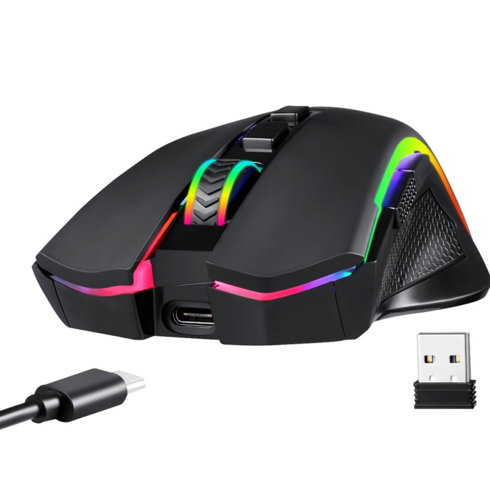 REDRAGON M607-KS GRIFFIN ELITE WIRELESS RECHARGEABLE BATTERY RGB GAMING ...