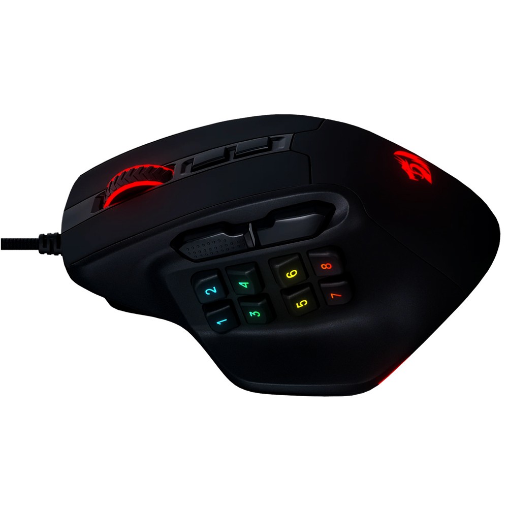 REDRAGON M811 RGB AATROX MMO 15 PROGRAMMABLE BUTTONS WIRED 12400DPI ...
