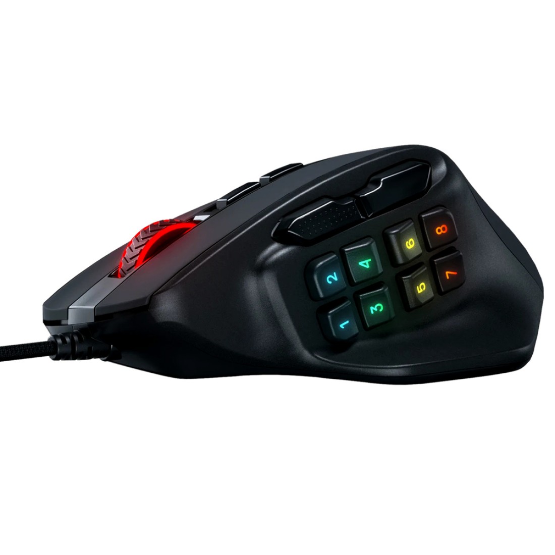 REDRAGON M811 RGB AATROX MMO 15 PROGRAMMABLE BUTTONS WIRED 12400DPI ...