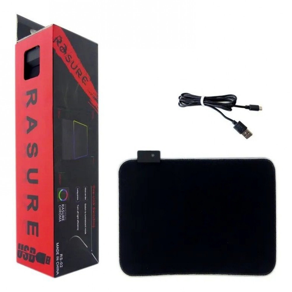 RASURE RS-02 CHROMA 10 RGB MODES MOUSE PAD 35*25 CM