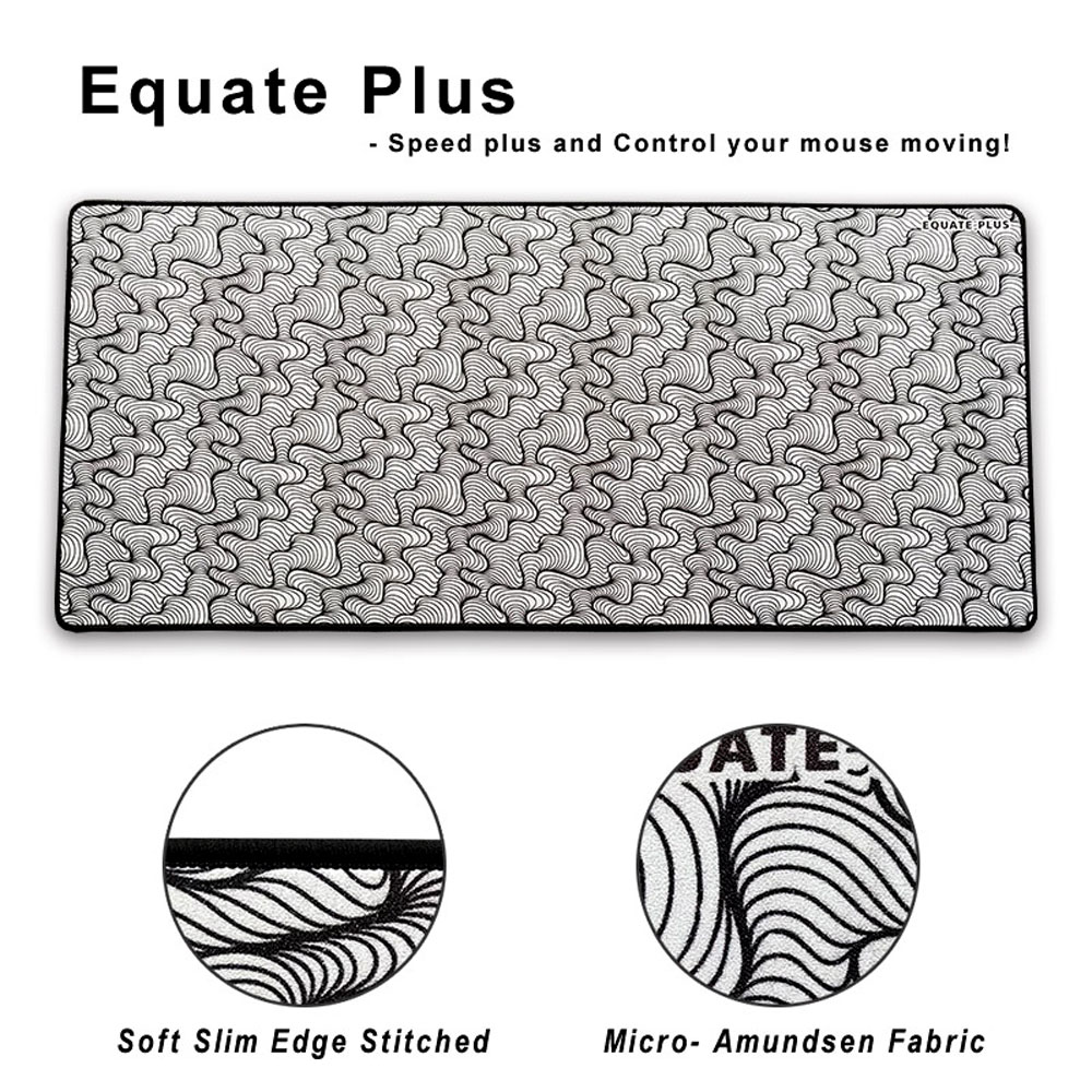 X-RAYPAD EQUATE PLUS BLACK CURVE XL GAMING MOUSE PAD (45x40cm*3mm)