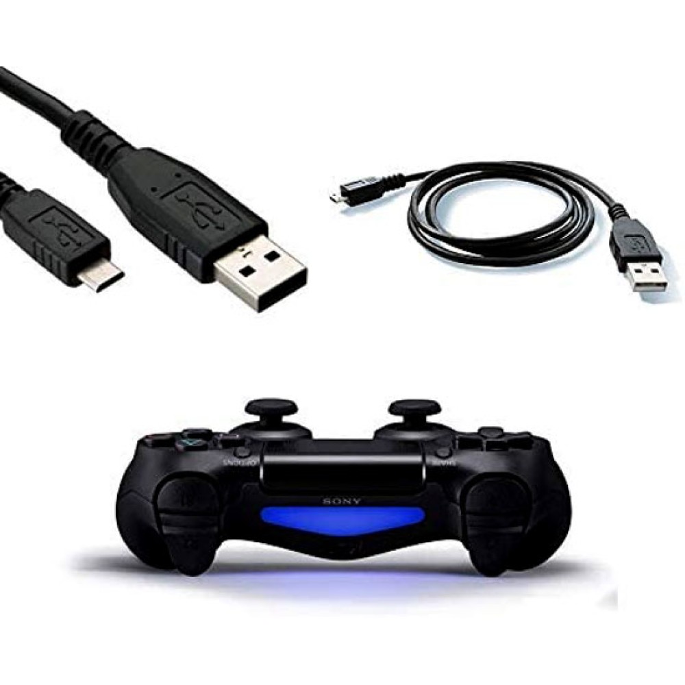 SONY EXTENDED LENGTH 2 METERS CHARGING CABLE FOR DUAL SHOCK CONTROLLERS ...