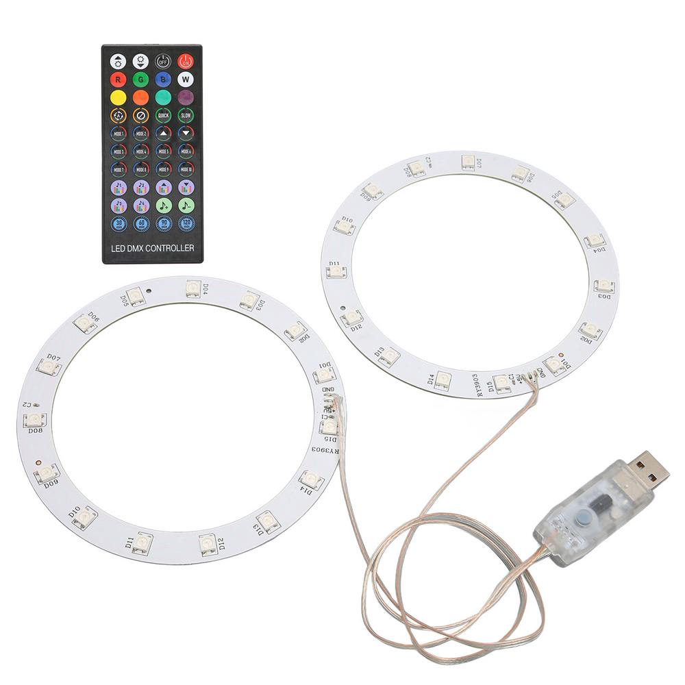 PS5 RGB LED LIGHT WITH 8 COLORS ROUND MUSIC SYNCHRONIZATION LED STRIP ...