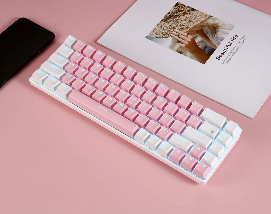XINMENG TECHNOLOGY RF68 KEYS WIRELESS MECHANICAL GAMING KEYBOARD