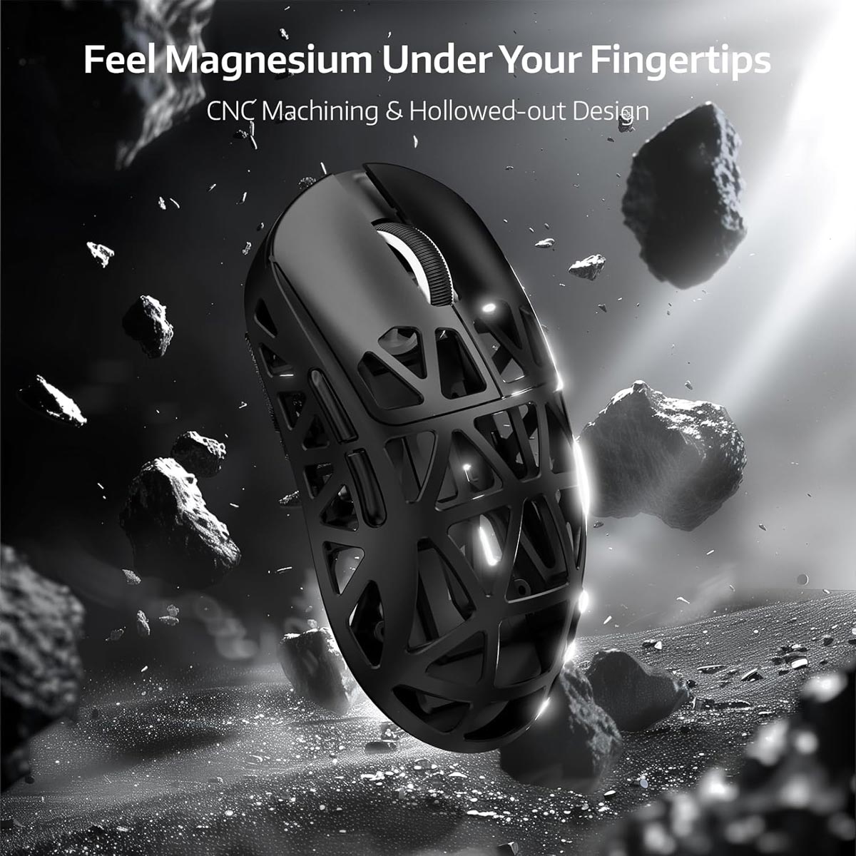 ATTACK SHARK R2 TRI MODE 2.4G BLUETOOTH 45G MAGNESIUM FRAME PAW3950 ...