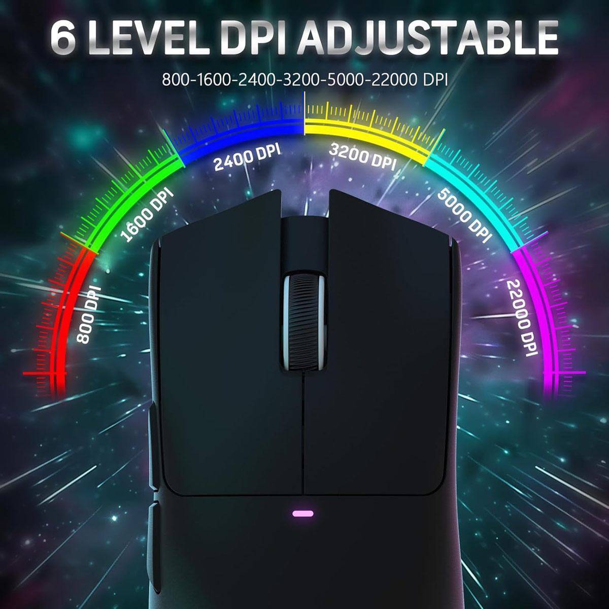 ATTACK SHARK X11 59G SUPERLIGHT WITH MAGNETIC RGB CHARGING DOCK BT 2.4G ...